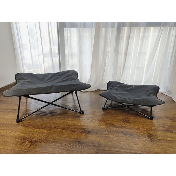 Quality 600D Portable Elevated Dog Bed Waterproof 20cm Indoor Raised for sale