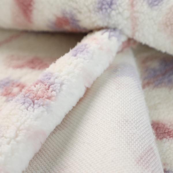 Quality 200gsm 150D 288F Stretch Velveteen Single Side Printed Geometric Pattern for sale