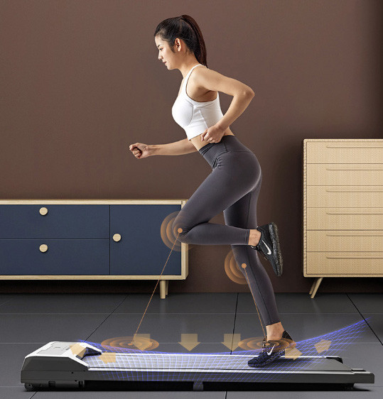 Quality P10-1 Aerobic Equipment Electric Flat Treadmills Small Folding Ultra Quiet for sale