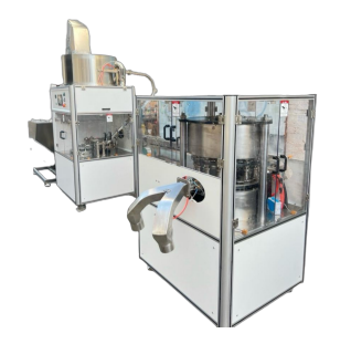 Quality 304SS Cap Slitting And Folding Machine 600 Pieces/Minute Bottle Flanging Machine for sale
