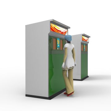 Quality Multi Circle RVM 746 RVM Reverse Vending Machine Green Recycling Sraps for sale