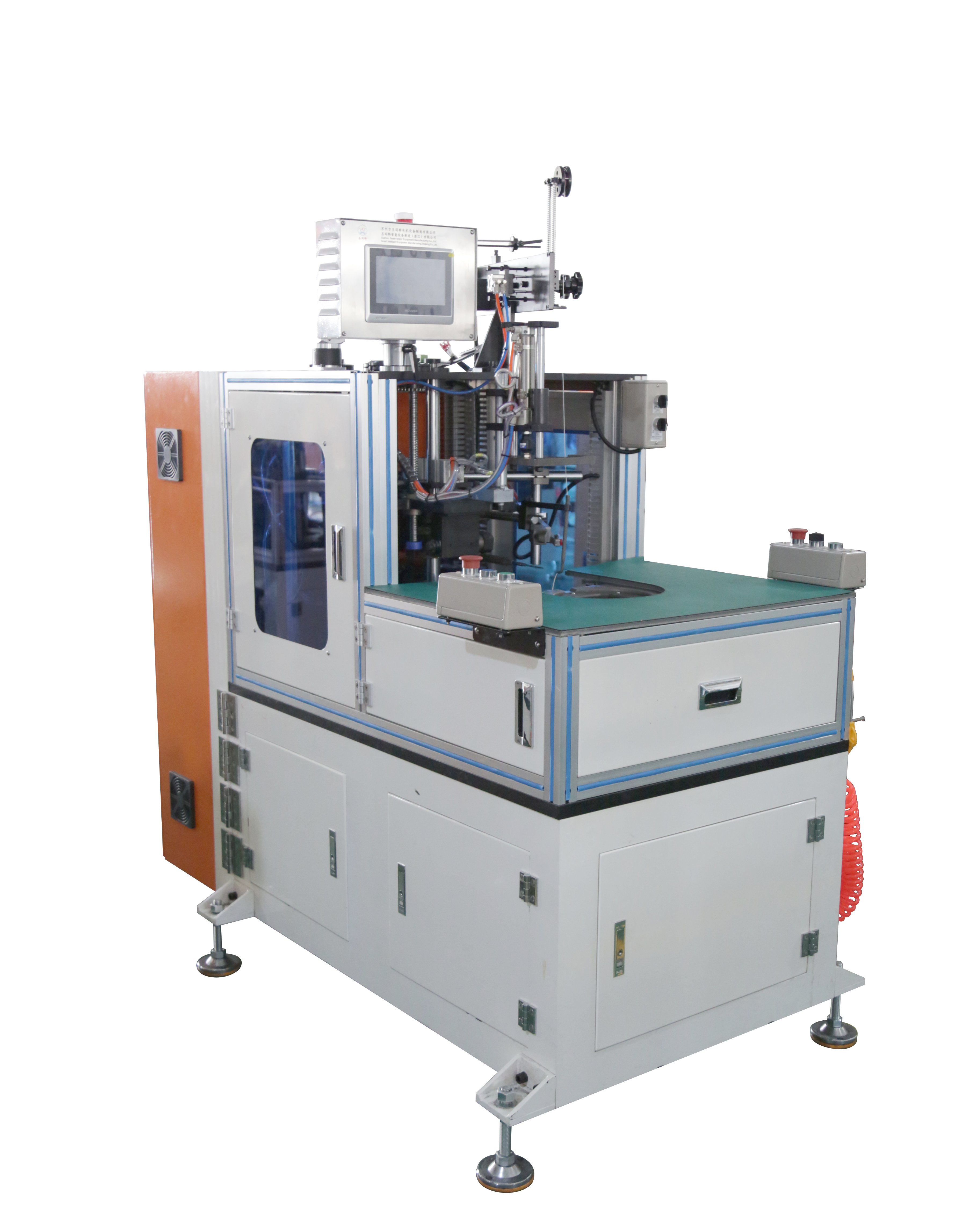 Quality Double Side Automatic Coil Lacing Machine with Servo Driven System CNC Control for sale