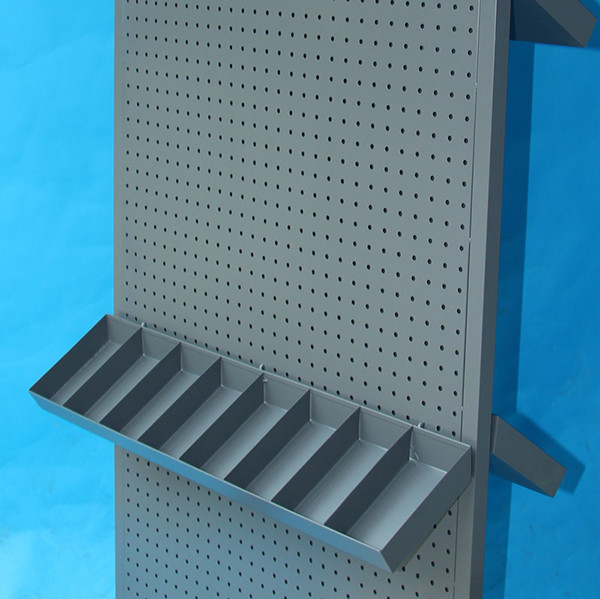 Quality Heavy Duty Width 485mm Depth 485mm Pegboard Display Rack Double Face for sale