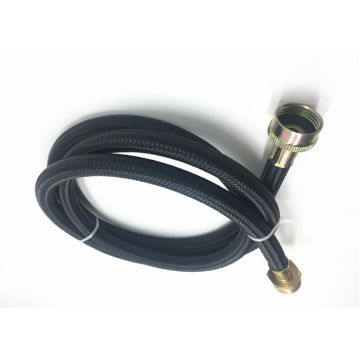 Quality TPV Material High Pressure Washing Machine Hose With Black Nylon Braided for sale