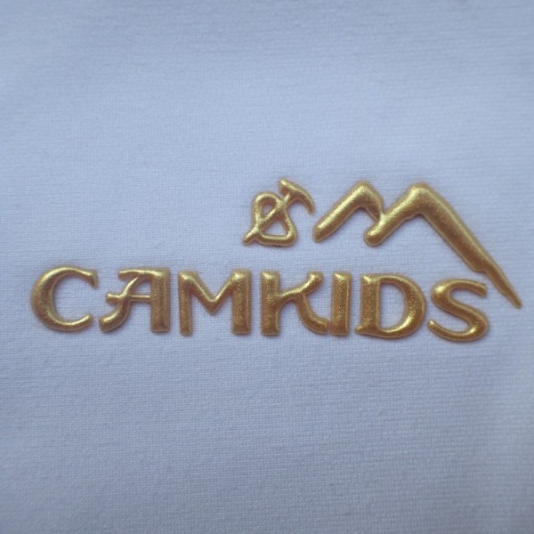 Quality 3D Embossed Logo Iron On Badge Clothes Hat Rubber Silicone Heat Transfer for sale