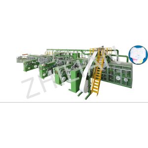 Quality Baby Pull Up Diaper Making Machine 2pcs Type Baby Training Pants Machine for sale