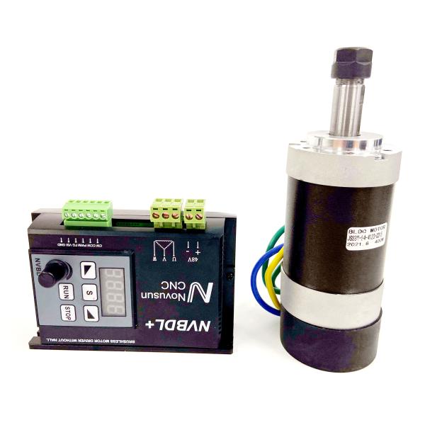 Quality Brushless Dc Motor CNC 48V 400W 12000rpm JSSBY-90-4120-CD15 0.4N high torque for sale