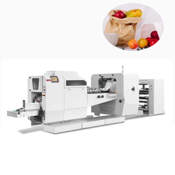 Quality Pointed Bottom Automatic Shopping Bag Making Machine For Gifts Catering Medicine for sale