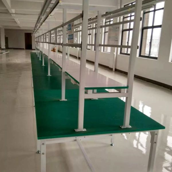 Quality ESD Workbench 240x120x185cm Anti-Static Assembly Line with 40W LED for sale