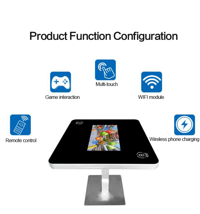 Touch Table Wifi Android / Windows System LCD Kiosk Interactive Multi Top Coffee Smart Touch Screen Table For Coffee