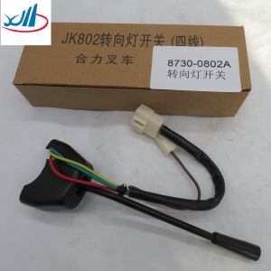 Forklift Spare Parts Turning Lamp Switches Turn Signal Switch Assy JK802 8730-0802 8730-0802A ...