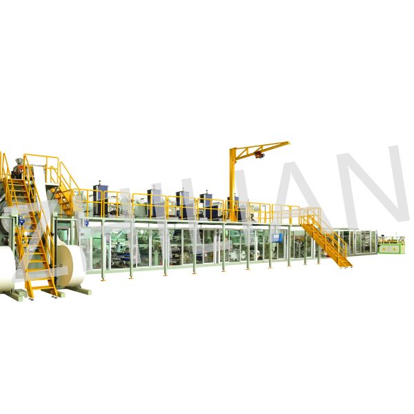 Quality Ultra Thin Adult Diaper Machine 150m / min 50Hz for sale