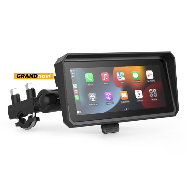 Quality 6.3" Touch Screen Motorcycle Navigator Detachable BT WIFI DVR TPMS Quick for sale