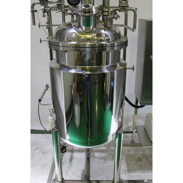 Quality Biodiesel Processing Double Layer Glass Reactor , Glass Reactor Laboratory Cycle for sale