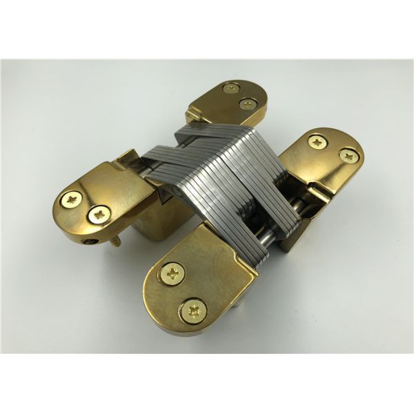 Quality High Sensory Stainless Steel Concealed Hinges With PVD Surface Finishing for sale