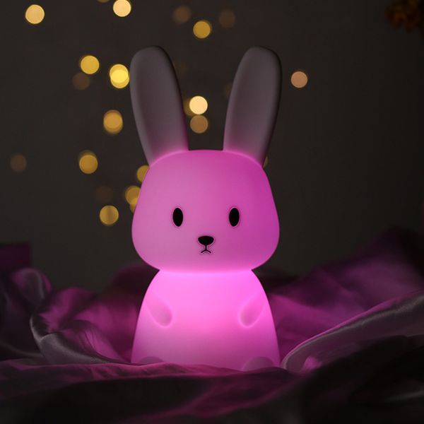 Quality Custom LED Night Light Bedroom Lamp Touch Sensor Room Decor Cute Gift for sale