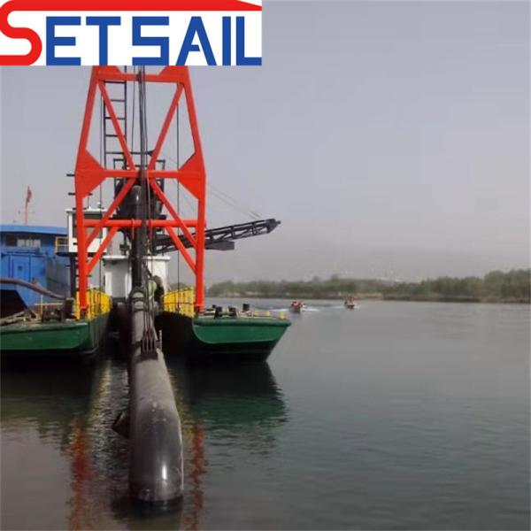 Quality Customized Request QHJCD-1 Diesel Engine Jet Suction Dredger for River Sand and for sale