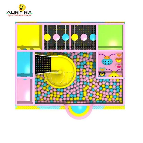 Quality Yellow LLDPE Playground School Soft Play Equipment Indoor For Children for sale