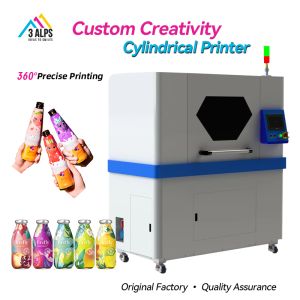 Quality High Quality 3ALPS Industrial Cylinder UV Inkjet Printer GH4i Dx7 Printhead Fast for sale
