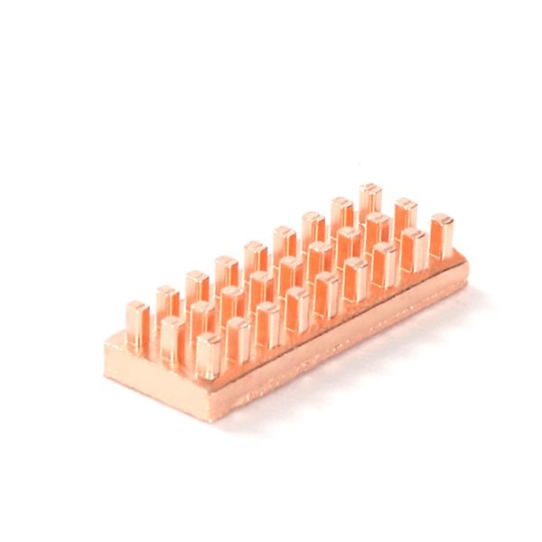 Quality Practical Anodizing Copper Heat Sink Multipurpose Rectangle Shape for sale