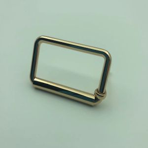 Quality Gold Metal Mens Square Belt Buckle Clothing Accessories Decoration for sale