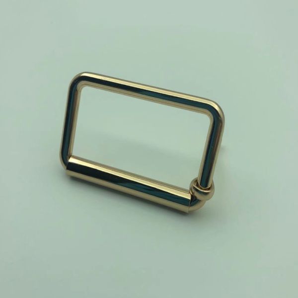 Quality Gold Metal Mens Square Belt Buckle Clothing Accessories Decoration for sale
