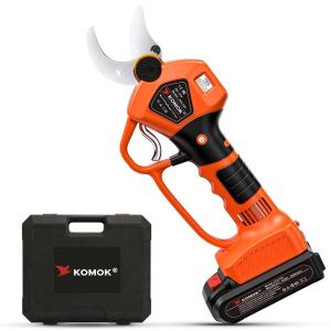 Quality 40mm Electric Cordless Pruning Shears with LED Display and Handguard for for sale
