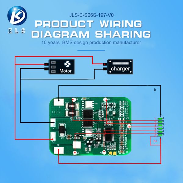 Quality Custom 6S 10A BMS for Li-ion Batteries with Overcharge Protection for sale