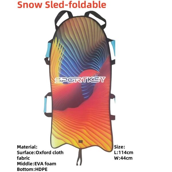 Quality Logo Customized Logo- Woowave 2024 Roll up Flexible Snow Sled Mat for Flying for sale