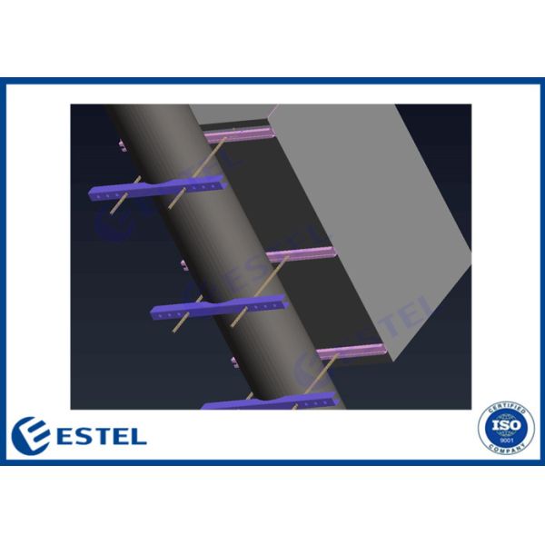 Quality Double Wall 9U ISO9001 Outdoor Pole Mount Enclosure for sale