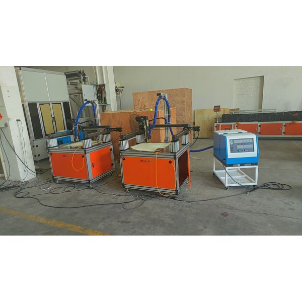 Quality Stainless Steel HEPA Filter Making Machine PLC Control Hot Melt Gluing Machine for sale