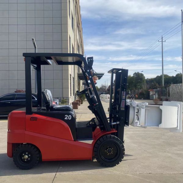 Quality Factory direct forklift electric 3 ton material handling truck high quality AC battery forklift with paper roll clamps for sale