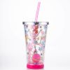 china Anti-leak DIY Sticker Straw Cup Portable And Convenient Drinking Cup High