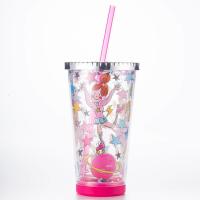 Quality Anti-leak DIY Sticker Straw Cup Portable And Convenient Drinking Cup High for sale