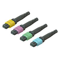 Quality Telecommunication MPO Connector 3.5 60mm 16 Cores Male Female Bais Key long boot for sale