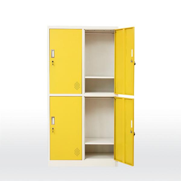 Quality BSCI 1850mm Height  Metal Wardrobe Cabinet for sale