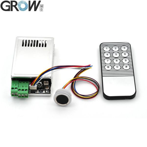 Quality GROW KL216+R502-F DC10-30V Fingerprint Access Control Board Remote Control With Jog Mode/Ignition Mode/Self-locking Mode for sale