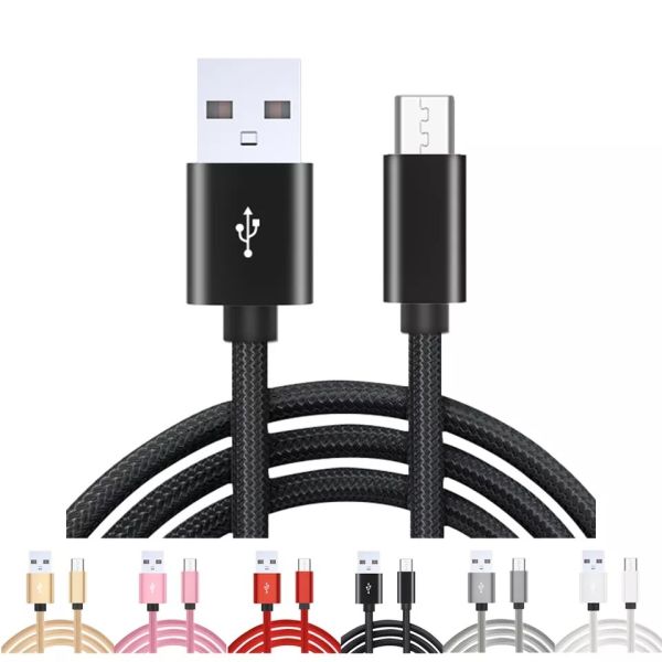 Quality 3m 10ft Micro USB V8 Cable , Flexible Mobile Phone Charging Cable for sale