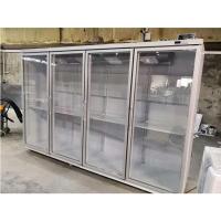 Quality Commercial Bar 2500L 4 Glass Door Upright Beverage Fridge for sale