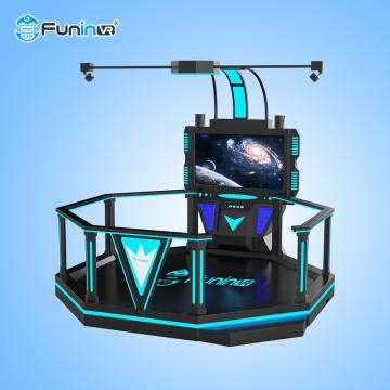 Quality 30PCS Movie VR Space Walk With 100KGS Rated Load Electric Crank Platform for sale