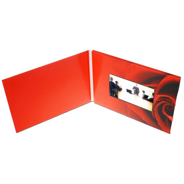 Quality Customized Video Mailer Card with 350gsm Coated Paper and Built-in Speaker for Personalized Greetings in China for sale
