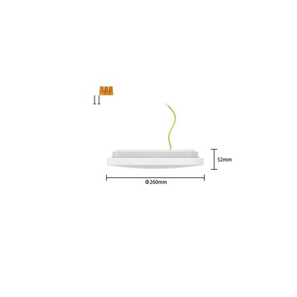 Quality Middle 10inch LED Slim Puff Ceiling Light 15W 5CCT CL-F1015 with 50000 Hours for sale