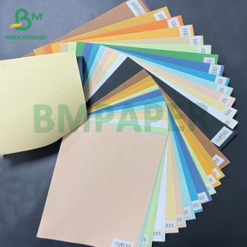 Quality 230gsm Binding Craft Leather Grain Board colorful texture paper for sale