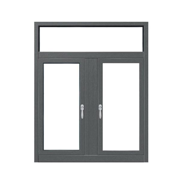 Quality T5 Casement Window Profiles Curved Bay Hurricane Impact Window Aluminium for sale