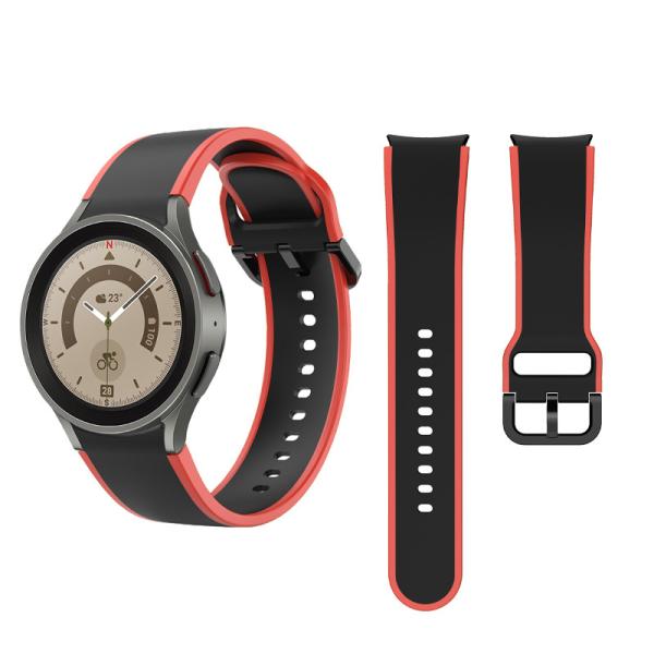 Quality Double Face Silicone Watchband for Samsung Galaxy Watch 5 40mm 44mm 3-7 Days Delivery for sale
