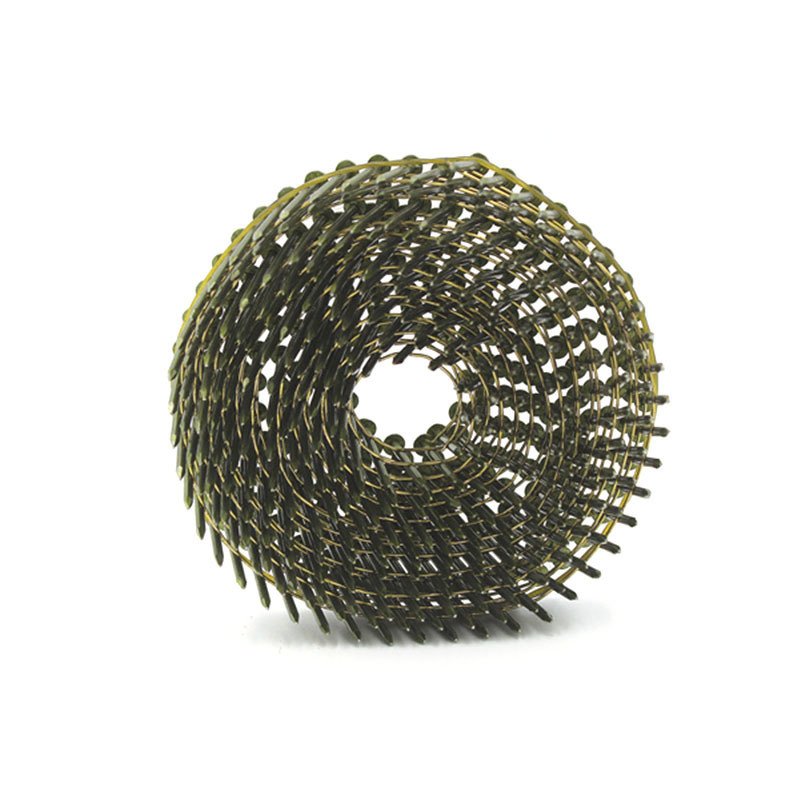16 Degree Galvanized Wire Welded Coil Plain Nails Pcn-35