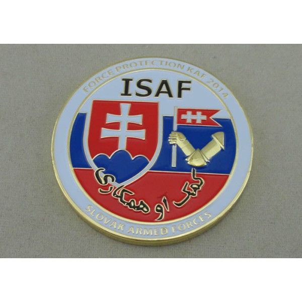 Quality Rope Edge Personalized Coins Zinc Alloy Die Casting Enamel Gold for sale
