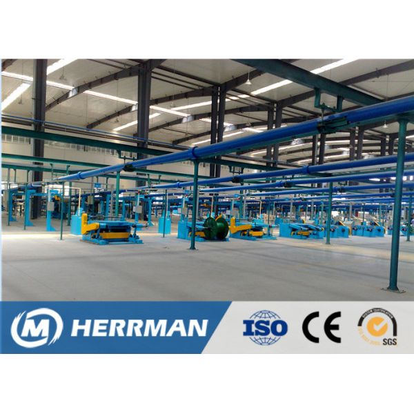 Quality Cantilever Type Rubber Extrusion Line , Cable Vulcanizing Machine 300kg/H Max for sale