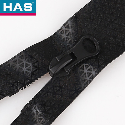 Quality Auto Lock Black Waterproof Zipper #3 #5 Water Tight Zipper With Flexible for sale