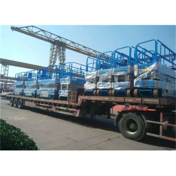 Quality Material Ergonomic Scissor Lift Platform Heavy Duty 14m Max Height Motorized for sale
